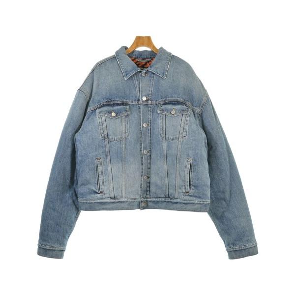 【ブランド】BALENCIAGA (バレンシアガ)【タイプ】メンズ【商品番号】2200678006016r20260426【コンディション】ランク：A   【カラー】青(デニム)【サイズ】48(L位)【実寸(cm)】身幅:59cm,裄丈:1...