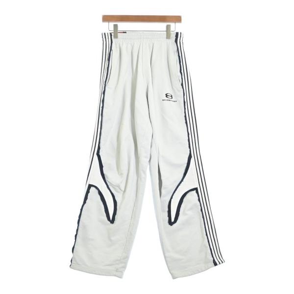 【ブランド】BALENCIAGA (バレンシアガ)【タイプ】メンズ【商品番号】2200662157021r20260307【コンディション】ランク：B   【カラー】グレーx赤x紺等【サイズ】XS【実寸(cm)】ウエスト:71.5cm,裾周...