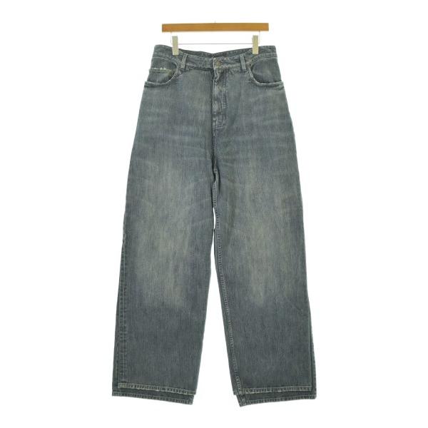 【ブランド】BALENCIAGA (バレンシアガ)【タイプ】メンズ【商品番号】2200665355011r20260414【コンディション】ランク：新品同様   【カラー】青系(デニム)【サイズ】S【実寸(cm)】ウエスト:86.5cm,裾...