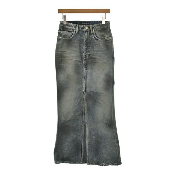【ブランド】BALENCIAGA (バレンシアガ)【タイプ】レディース【商品番号】2200669990102r20260404【コンディション】ランク：B   【カラー】インディゴ(デニム)【サイズ】34(XXS位)【実寸(cm)】ウエスト...