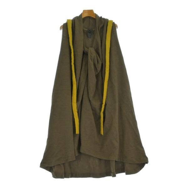 【ブランド】BERNHARD WILLHELM (ベルンハルトウイルヘルム)【タイプ】レディース【商品番号】2200646493060r20260218【コンディション】ランク：B   【カラー】カーキ【サイズ】S【実寸(cm)】身幅:60...