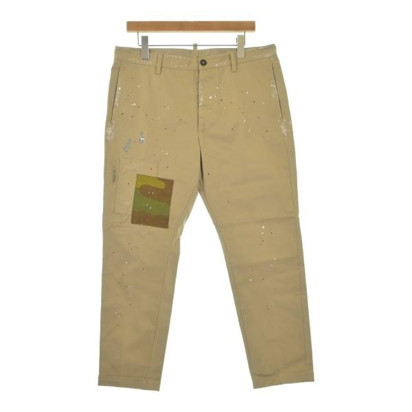 【ブランド】DSQUARED (ディースクエアード)【タイプ】メンズ【商品番号】2200655312017r20260221【コンディション】ランク：B   【カラー】ベージュ【サイズ】50(XL位)【実寸(cm)】ウエスト:89cm,裾周...