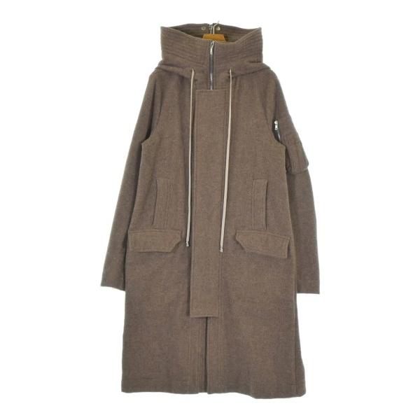 【ブランド】Rick Owens (リックオウエンス)【タイプ】メンズ【商品番号】2200675062015r20260419【コンディション】ランク：A   【カラー】茶【サイズ】48(L位)【実寸(cm)】身幅:51cm,裄丈:103c...