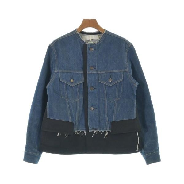 【ブランド】TAO (タオ)【タイプ】レディース【商品番号】2200663567027r20260323【コンディション】ランク：B   【カラー】インディゴx黒【サイズ】M【実寸(cm)】身幅:49cm,肩幅:44cm,袖丈:59.5cm...