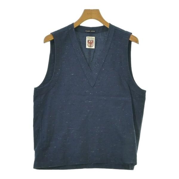 【ブランド】FRANK LEDER (フランクリーダー)【タイプ】メンズ【商品番号】2200672172144r20260420【コンディション】ランク：B   【カラー】紺【サイズ】M【実寸(cm)】身幅:50cm,肩幅:37cm,着丈:...
