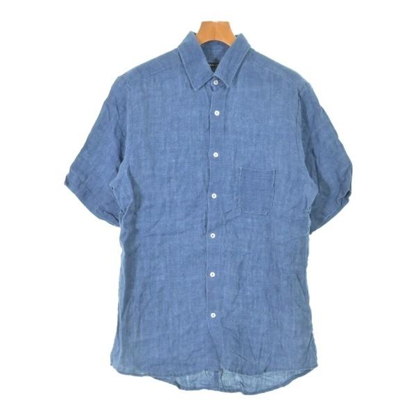 【ブランド】FRANK LEDER (フランクリーダー)【タイプ】メンズ【商品番号】2200659679086r20260309【コンディション】ランク：B   詳細：全体スレあり【カラー】紺【サイズ】M【実寸(cm)】身幅:54cm,肩幅...