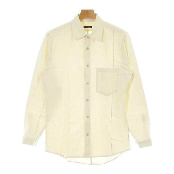 【ブランド】FRANK LEDER (フランクリーダー)【タイプ】メンズ【商品番号】2200683960204r20260513【コンディション】ランク：B   詳細：所々汚れあり【カラー】アイボリー【サイズ】M【実寸(cm)】身幅:52c...