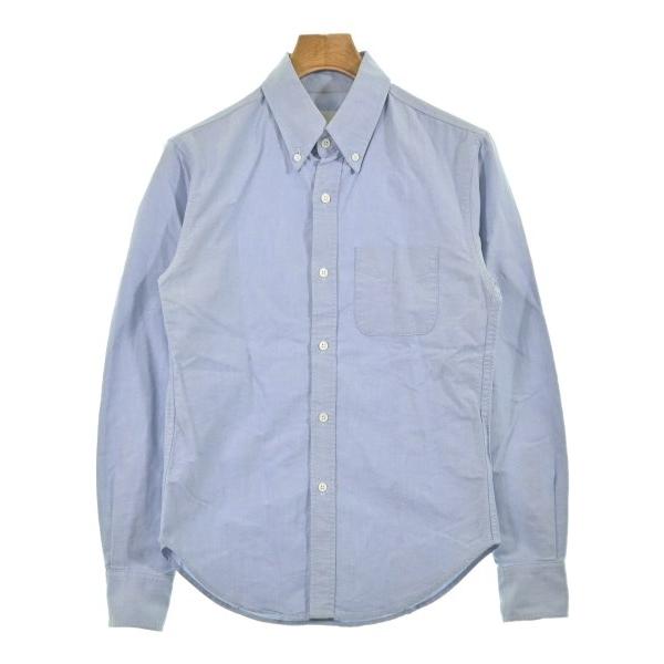 【ブランド】Band Of Outsiders (バンドオブアウトサイダーズ)【タイプ】メンズ【商品番号】2200660702087r20260310【コンディション】ランク：B   【カラー】水色【サイズ】S【実寸(cm)】身幅:48cm...