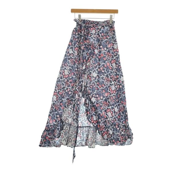 【ブランド】MARANT ETOILE (マランエトワール)【タイプ】レディース【商品番号】2200610745034r20251018【コンディション】ランク：C   【カラー】紺x白x赤(総柄)【サイズ】36(XS位)【実寸(cm)】ウ...