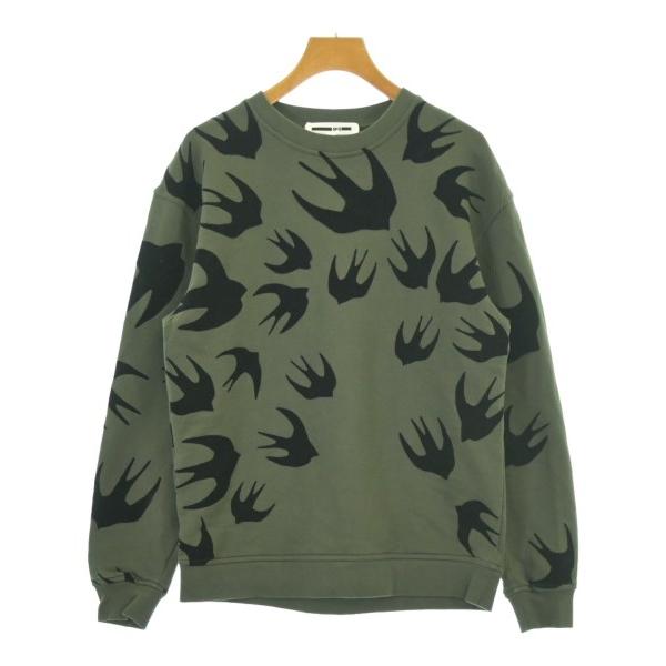 【ブランド】McQ (マックキュー)【タイプ】レディース【商品番号】2200675078092r20260417【コンディション】ランク：B   【カラー】緑x黒(総柄)【サイズ】XS【実寸(cm)】身幅:49cm,裄丈:85cm,着丈:6...