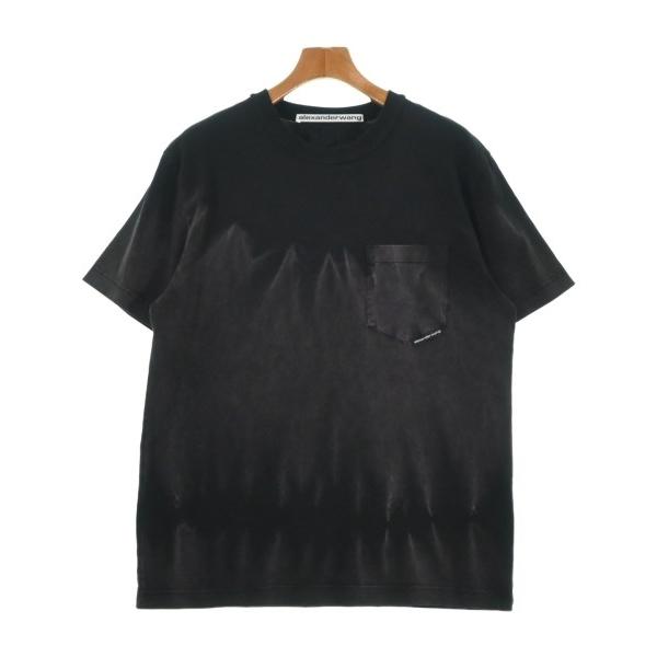 【ブランド】ALEXANDER WANG (アレキサンダーワン)【タイプ】メンズ【商品番号】2200679108023r20260429【コンディション】ランク：B   【カラー】黒x紫系【サイズ】S【実寸(cm)】身幅:54.5cm,肩幅...