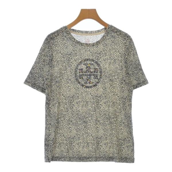 【ブランド】TORY BURCH (トリーバーチ)【タイプ】レディース【商品番号】2200619948450r20251110【コンディション】ランク：A   【カラー】ベージュx黒(総柄)【サイズ】S【実寸(cm)】身幅:40.5cm,肩...