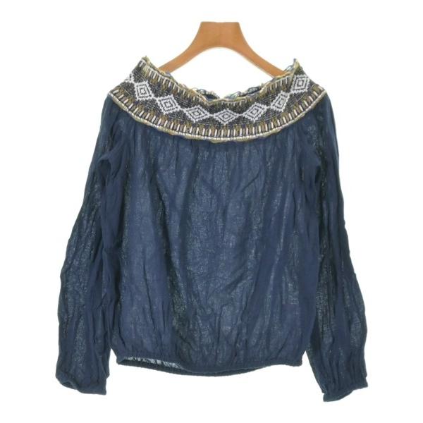 【ブランド】TORY BURCH (トリーバーチ)【タイプ】レディース【商品番号】2200646604169r20260227【コンディション】ランク：A   【カラー】紺【サイズ】S【実寸(cm)】身幅:48cm,裄丈:72cm,着丈:5...