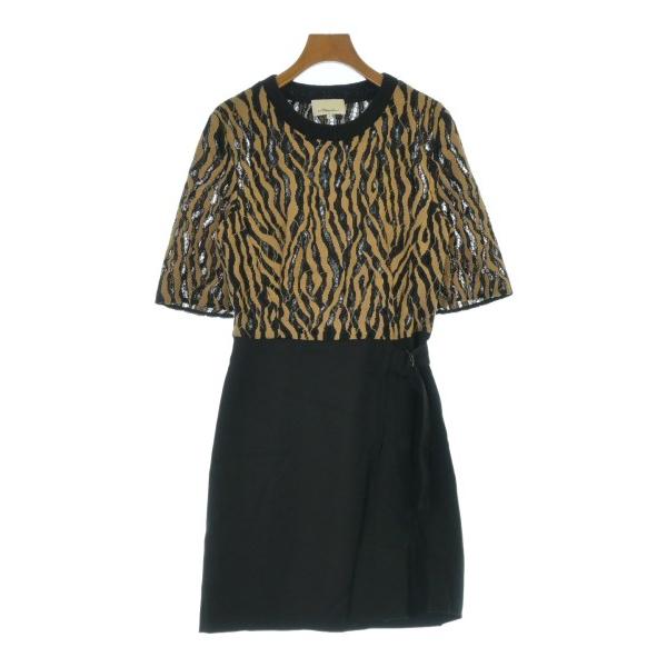 【ブランド】3.1 Phillip Lim (スリーワンフィリップリム)【タイプ】レディース【商品番号】2200687313112r20260525【コンディション】ランク：B   【カラー】黒xベージュ(総柄)【サイズ】2(M位)【実寸(...