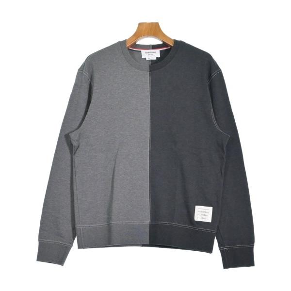 【ブランド】THOM BROWNE (トムブラウン)【タイプ】メンズ【商品番号】2200660522029r20260302【コンディション】ランク：B   【カラー】グレー【サイズ】3(L位)【実寸(cm)】身幅:53cm,肩幅:52cm...