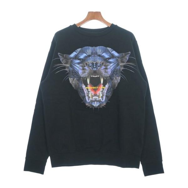 【ブランド】MARCELO BURLON (マルセロバーロン)【タイプ】メンズ【商品番号】2200665656071r20260331【コンディション】ランク：新品同様   【カラー】黒【サイズ】L【実寸(cm)】身幅:57cm,肩幅:51...