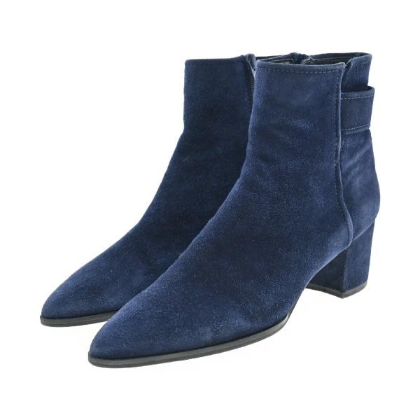 【ブランド】STUART WEITZMAN (スチュートワイツマン)【タイプ】レディース【商品番号】2200531899045r20250318【コンディション】ランク：新品同様   【カラー】紺【サイズ】UK7(25.5cm位)【実寸(c...