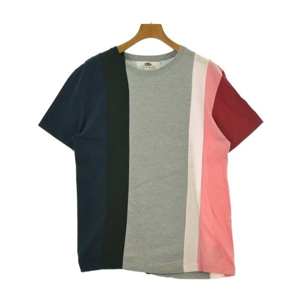 【ブランド】CEDRIC CHARLIER (セドリック　シャルリエ)【タイプ】メンズ【商品番号】2200663549177r20260320【コンディション】ランク：B   【カラー】グレーx紺x赤等【サイズ】M【実寸(cm)】身幅:52...