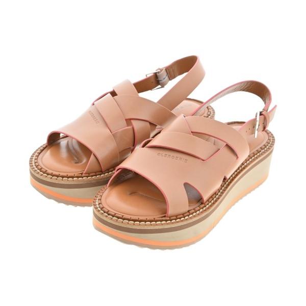 【ブランド】CLERGERIE (クレジュリー)【タイプ】レディース【商品番号】2200605402041r20251002【コンディション】ランク：B   【カラー】茶系【サイズ】EU36(22.5cm位)【実寸(cm)】ヒール:4.5c...