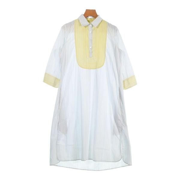 【ブランド】Thierry Colson (ティエリーコルソン)【タイプ】レディース【商品番号】2200570483113r20250630【コンディション】ランク：A   【カラー】青x白x黄(ストライプ)【サイズ】S【実寸(cm)】身幅...