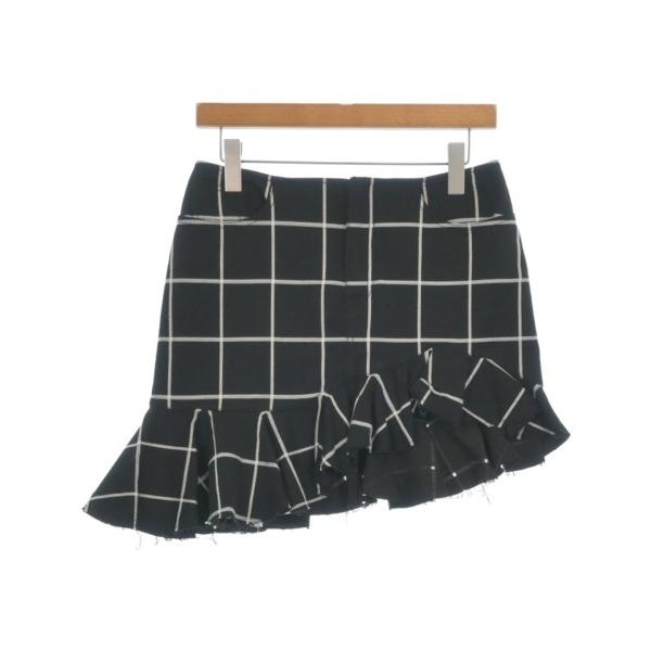 【ブランド】MARQUES' ALMEIDA (マルケス　アルメイダ)【タイプ】レディース【商品番号】2200599544031r20250910【コンディション】ランク：B   【カラー】黒x白(チェック)【サイズ】6(L位)【実寸(cm...