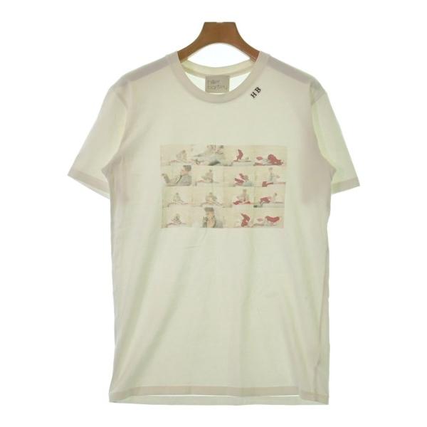 【タイプ】メンズ【商品番号】2200506943131r20241206【コンディション】ランク：B   詳細：首まわりに汚れがあります。【カラー】白【サイズ】M【実寸(cm)】身幅:48cm,肩幅:46cm,袖丈:21cm,着丈:69cm...