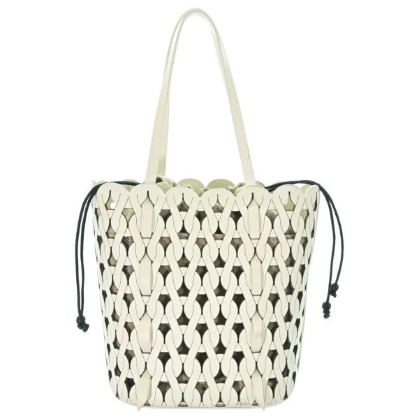 【ブランド】ANITA BILARDI (アニータビラルディ)【タイプ】レディース【商品番号】2200629810075r20260115【コンディション】ランク：B   詳細：汚れ、スレあり【カラー】白xベージュ【サイズ】-【実寸(cm)...