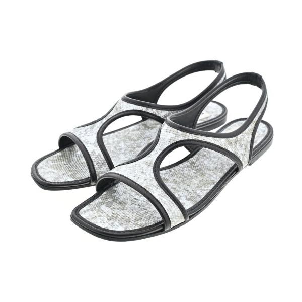 【ブランド】MARYAM NASSIR ZADEH (マリアムナッシアーザデー)【タイプ】レディース【商品番号】2200596415020r20250913【コンディション】ランク：B   【カラー】グレー系xこげ茶【サイズ】EU38(24...