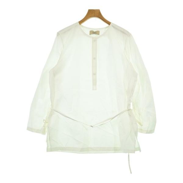 【ブランド】MAISON FLANEUR (メゾンフラネール)【タイプ】メンズ【商品番号】2200651236058r20260214【コンディション】ランク：B   詳細：袖部分等所々汚れあり【カラー】白【サイズ】44(S位)【実寸(cm...