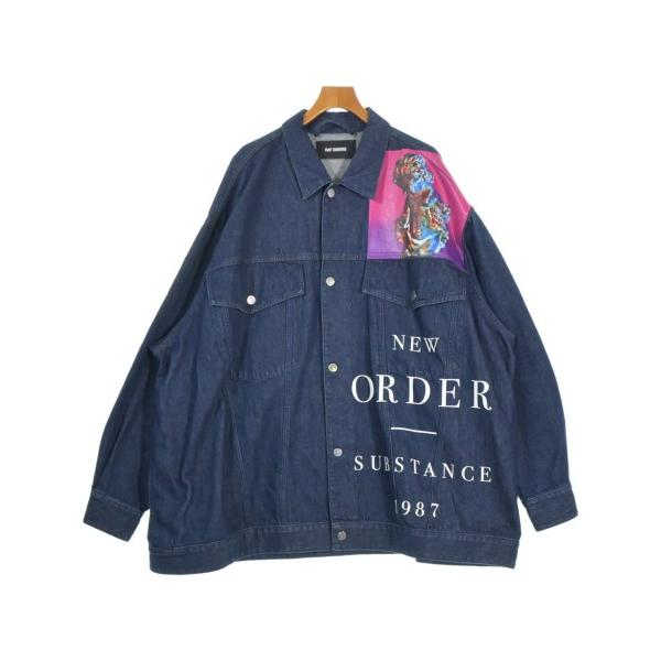 【ブランド】RAF SIMONS (ラフシモンズ)【タイプ】メンズ【商品番号】2200663541027r20260319【コンディション】ランク：B   【カラー】インディゴ(デニム)【サイズ】M【実寸(cm)】身幅:91cm,裄丈:10...
