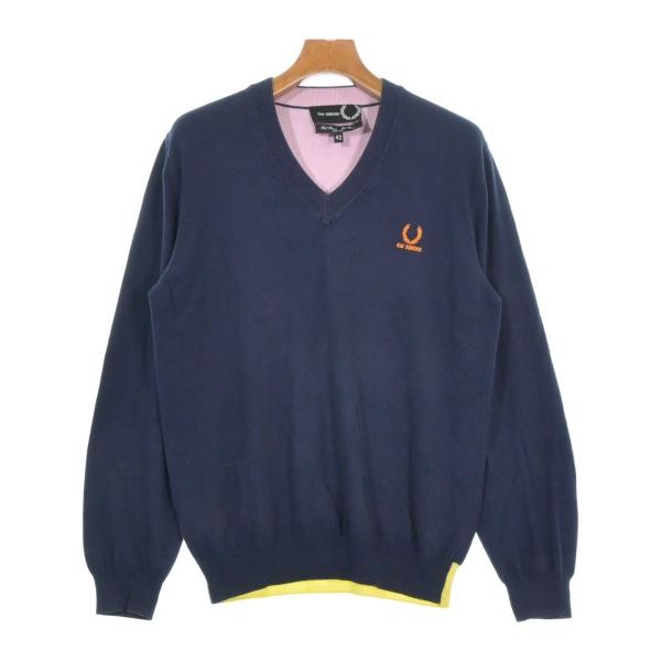 【ブランド】RAF SIMONS (ラフシモンズ)【タイプ】メンズ【商品番号】2200683081060r20260510【コンディション】ランク：B   【カラー】紺【サイズ】42(XS位)【実寸(cm)】身幅:49cm,肩幅:47.5c...