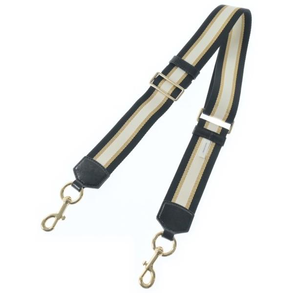 【ブランド】MARC JACOBS (マークジェイコブス)【タイプ】レディース【商品番号】2200658506093r20260308【コンディション】ランク：B   【カラー】黒x白xゴールド【サイズ】-【実寸(cm)】全長:103cm,...