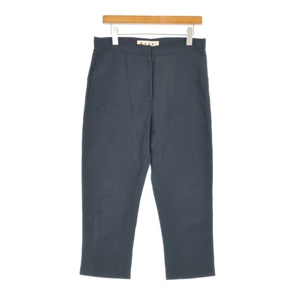 【ブランド】MARNI (マルニ)【タイプ】レディース【商品番号】2200581167026r20250924【コンディション】ランク：B   【カラー】紺【サイズ】40(M位)【実寸(cm)】ウエスト:81cm,ヒップ:94cm,股下:4...