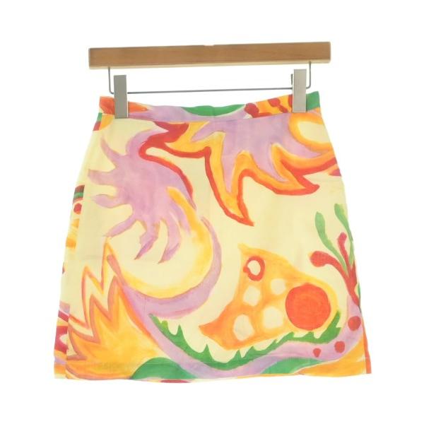 【ブランド】MARNI (マルニ)【タイプ】レディース【商品番号】2200650842175r20260306【コンディション】ランク：A   【カラー】黄x赤xオレンジ等(総柄)【サイズ】40(M位)【実寸(cm)】ウエスト:64cm,ヒ...