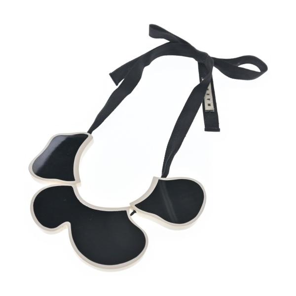 【ブランド】MARNI (マルニ)【タイプ】レディース【商品番号】2200650594197r20260214【コンディション】ランク：B   詳細：キズあり【カラー】黒【サイズ】-【実寸(cm)】全長:135cm,モチーフ縦:9cm,モチ...