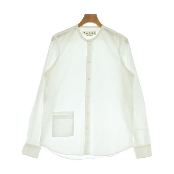 【ブランド】MARNI (マルニ)【タイプ】メンズ【商品番号】2200646884073r20260227【コンディション】ランク：B   詳細：所々汚れあり【カラー】白【サイズ】48(L位)【実寸(cm)】身幅:51cm,肩幅:42cm,...