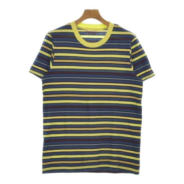 【ブランド】MARNI (マルニ)【タイプ】メンズ【商品番号】2200662180081r20260307【コンディション】ランク：A   【カラー】紺x黄x赤等【サイズ】48(L位)【実寸(cm)】身幅:48cm,肩幅:42cm,袖丈:2...