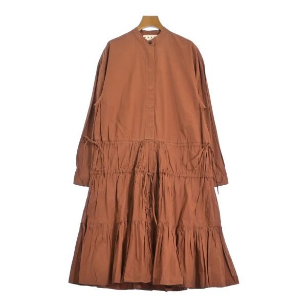 【ブランド】MARNI (マルニ)【タイプ】レディース【商品番号】2200648329138r20260127【コンディション】ランク：B   詳細：全体スレあり【カラー】オレンジ【サイズ】40(M位)【実寸(cm)】身幅:56cm,裄丈:...