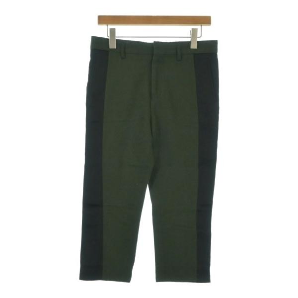 【ブランド】Haider Ackermann (ハイダー　アッカーマン)【タイプ】レディース【商品番号】2200660322049r20260317【コンディション】ランク：B   詳細：所々毛羽立ちあり【カラー】深緑x黒【サイズ】36(X...