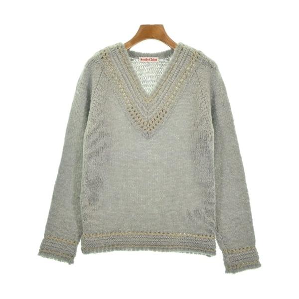 【ブランド】See By Chloe (シー　バイ　クロエ)【タイプ】レディース【商品番号】2200675699112r20260501【コンディション】ランク：B   【カラー】グレー【サイズ】38(S位)【実寸(cm)】身幅:43cm,...