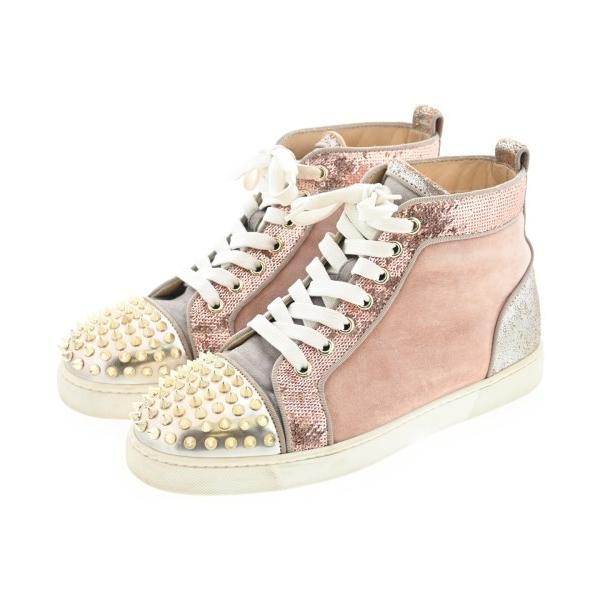 【ブランド】Christian Louboutin (クリスチャンルブタン)【タイプ】レディース【商品番号】2200644358088r20260206【コンディション】ランク：B   【カラー】ピンクxゴールド【サイズ】EU38 1/2(...