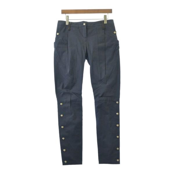 【ブランド】BALMAIN (バルマン)【タイプ】レディース【商品番号】2200674321090r20260421【コンディション】ランク：B   【カラー】紺【サイズ】38(S位)【実寸(cm)】ウエスト:81cm,裾周り:28cm,ヒ...