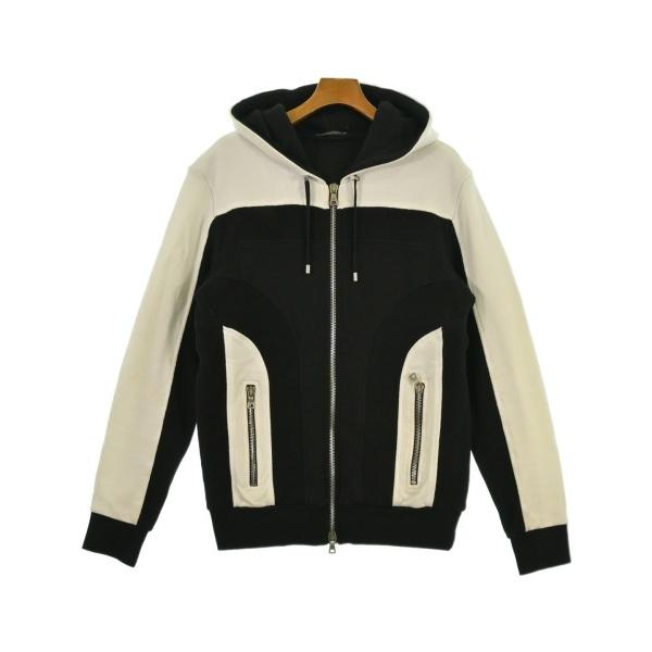 【ブランド】BALMAIN (バルマン)【タイプ】メンズ【商品番号】2200650823013r20260213【コンディション】ランク：B   【カラー】白x黒【サイズ】M【実寸(cm)】身幅:51cm,肩幅:54cm,袖丈:73cm,着...