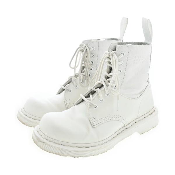 【ブランド】MM6 (エムエムシックス)【タイプ】メンズ【商品番号】2200638521023r20251230【コンディション】ランク：B   【カラー】白【サイズ】UK7(25.5cm位)【実寸(cm)】高さ:15.5cm,ヒール:3....