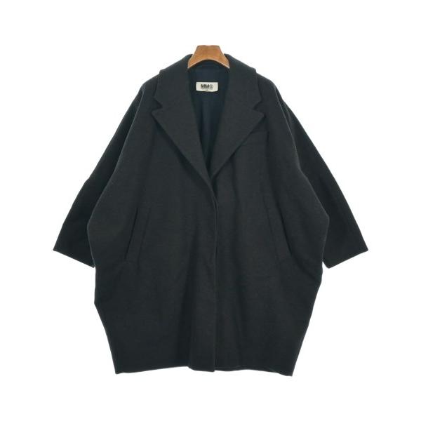 【ブランド】MM6 (エムエムシックス)【タイプ】レディース【商品番号】2200654739013r20260303【コンディション】ランク：B   詳細：全体毛玉あり【カラー】ダークグレー【サイズ】38(S位)【実寸(cm)】身幅:90c...