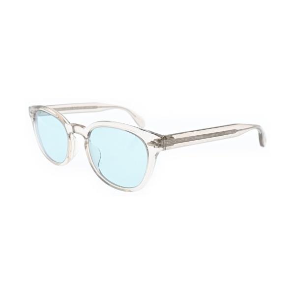 【ブランド】OLIVER PEOPLES (オリバーピープルズ)【タイプ】メンズ【商品番号】2200652259117r20260209【コンディション】ランク：B   【カラー】クリアx水色【サイズ】-【実寸(cm)】フレーム:14cm,...
