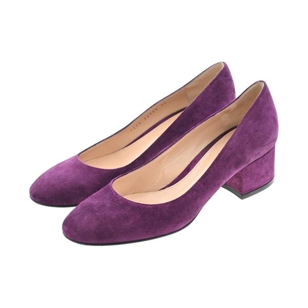 【ブランド】Gianvito Rossi (ジャンヴィトロッシ)【タイプ】レディース【商品番号】2200611216014r20251018【コンディション】ランク：B   【カラー】紫【サイズ】EU36(23cm位)【実寸(cm)】高さ:...
