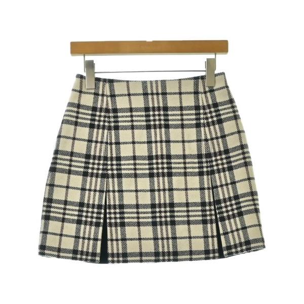 【ブランド】CARVEN (カルヴェン)【タイプ】レディース【商品番号】2200656813124r20260306【コンディション】ランク：B   詳細：所々スレあり【カラー】アイボリーx黒x赤(チェック)【サイズ】36(XS位)【実寸(...