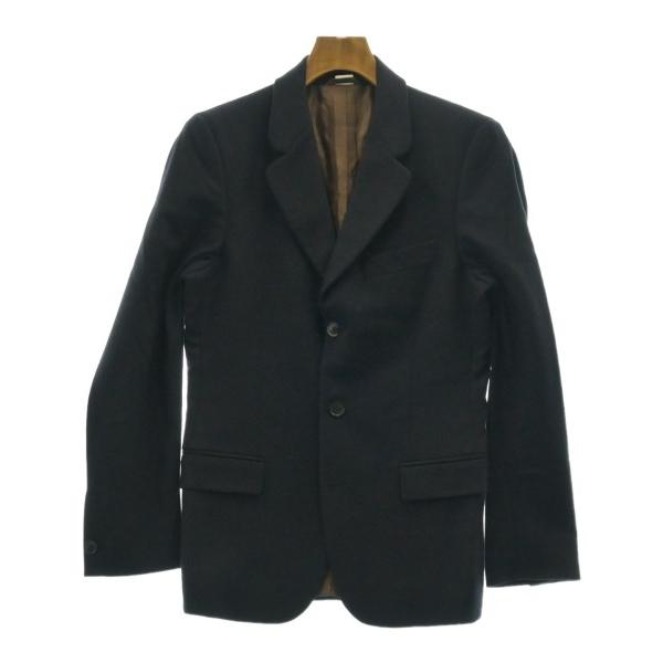 【タイプ】メンズ【商品番号】2200539127041r20250306【コンディション】ランク：B   詳細：第一ボタンに欠けがあります。【カラー】紺【サイズ】46(M位)【実寸(cm)】身幅:47.5cm,肩幅:42.5cm,袖丈:65...