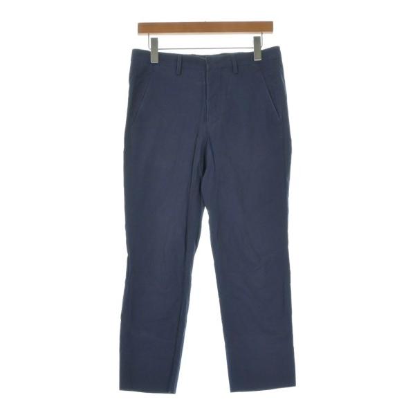 【ブランド】Umit Benan (ウミットベナン)【タイプ】メンズ【商品番号】2200651806169r20260213【コンディション】ランク：B   【カラー】紺xグレー(ストライプ)【サイズ】44(S位)【実寸(cm)】ウエスト:...